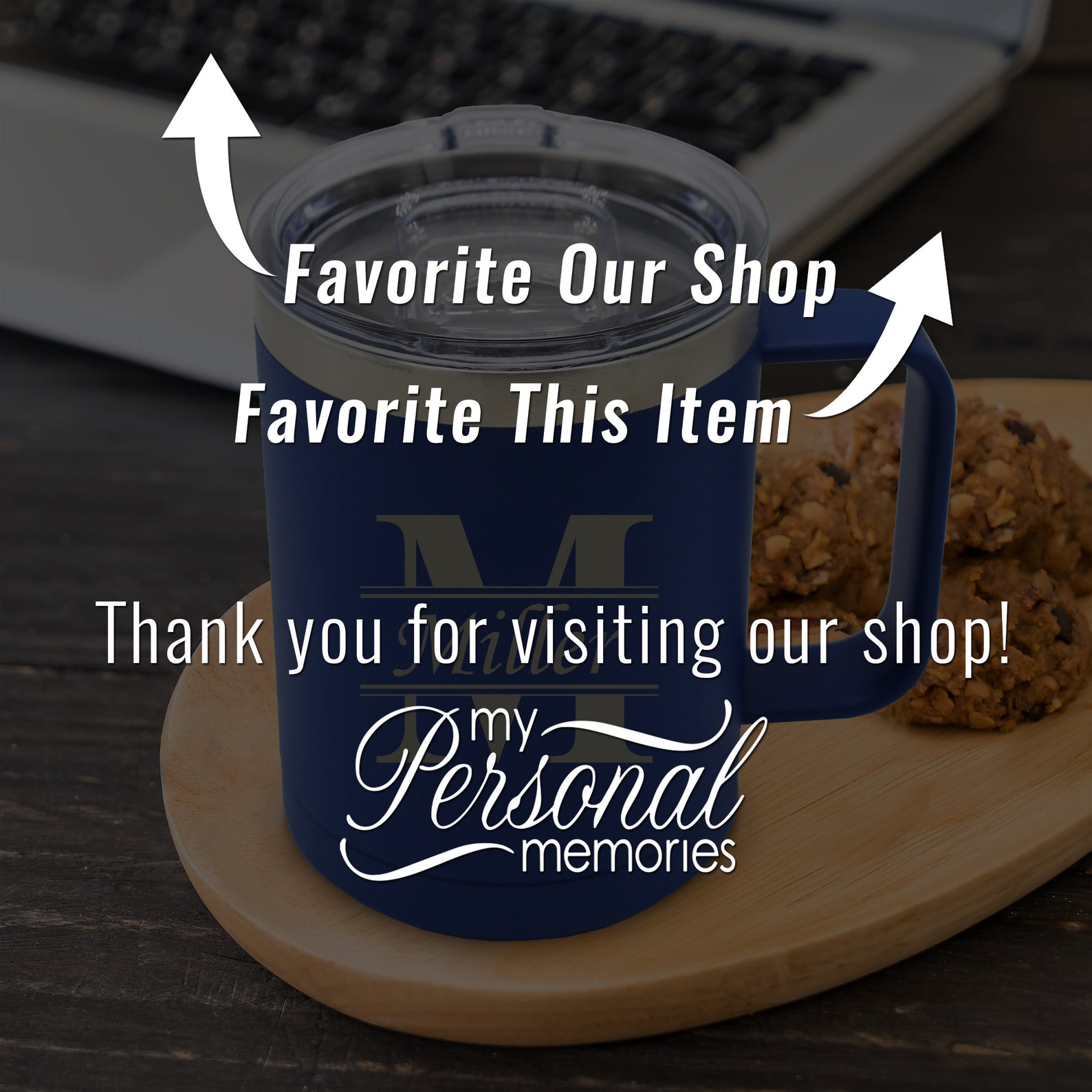 Personalized Insulated Coffee Mug, Engraved Stainless Steel Coffee Cup ...