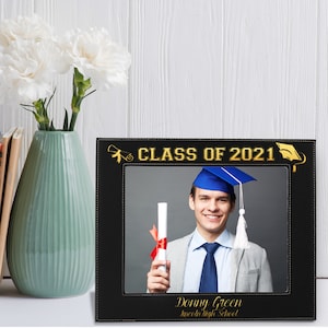 Graduation Picture Frame, Personalized Graduation Gift, Graduation ...
