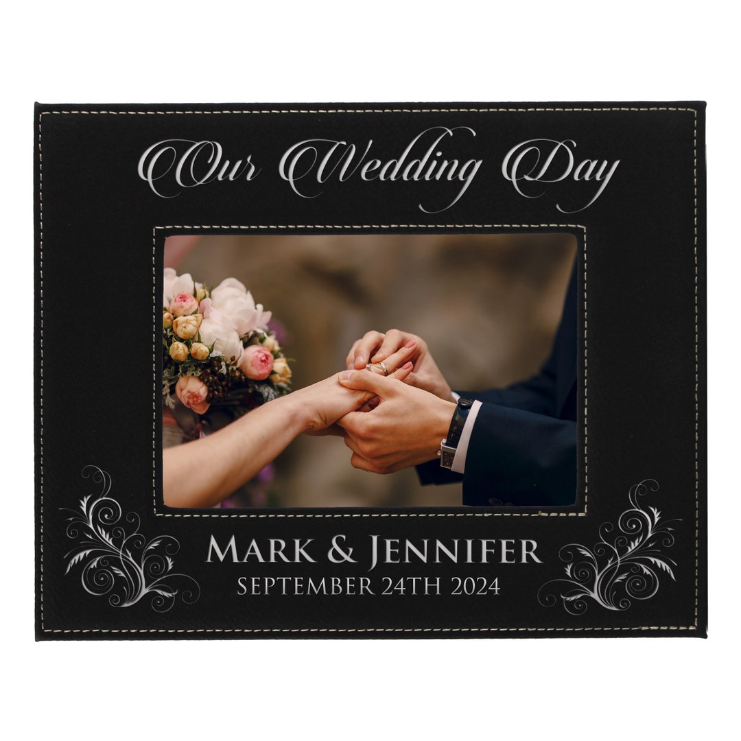 Personalized Wedding Frame, Newlywed Gift, Custom Wedding Frame ...