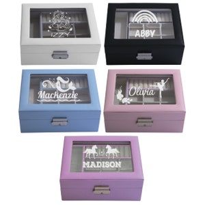 Personalized Kids Jewelry Box, Custom Little Girls Jewelry Box ...