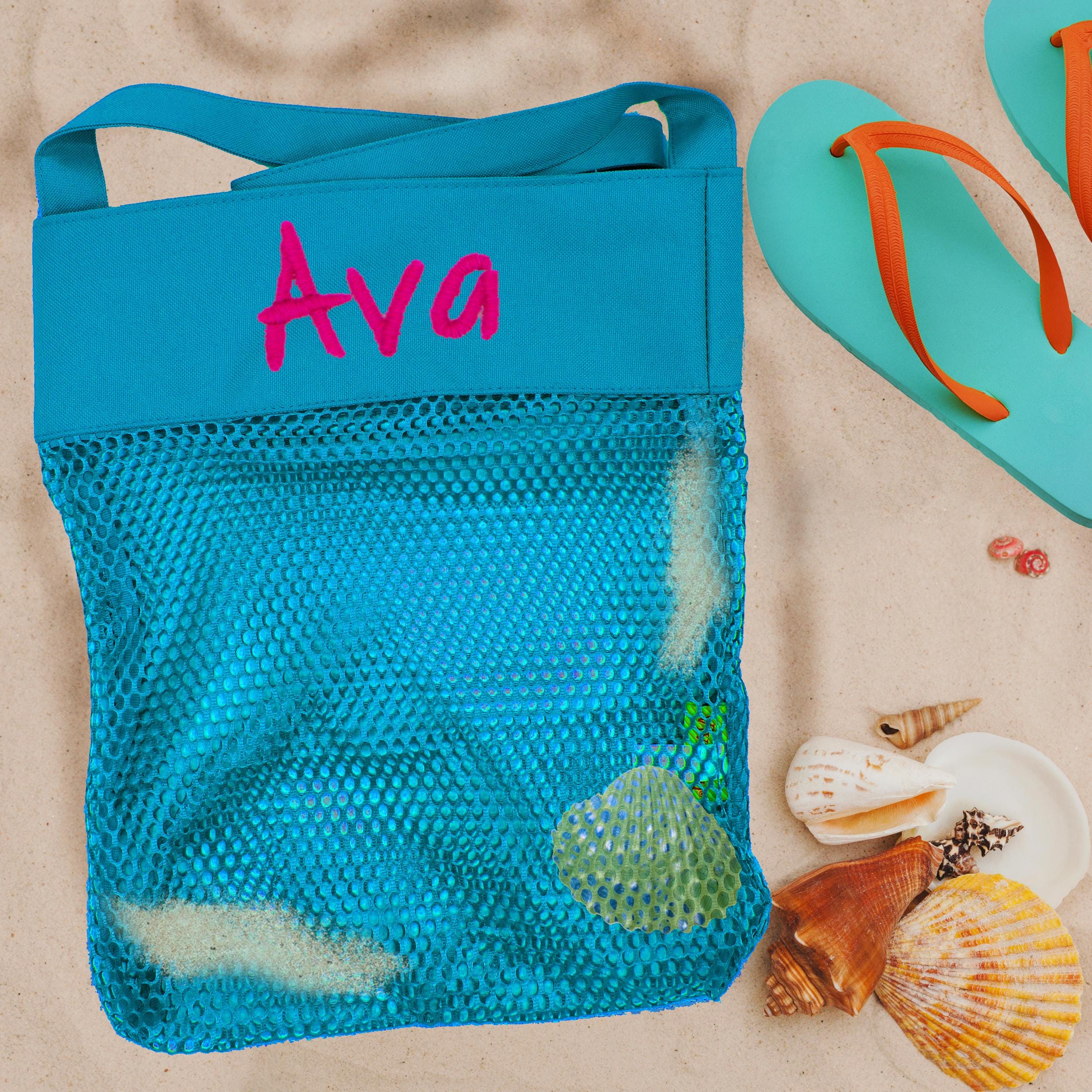 Seashell Collection Bag, Beach Gifts, Personalized Vacation Gifts, Sea ...