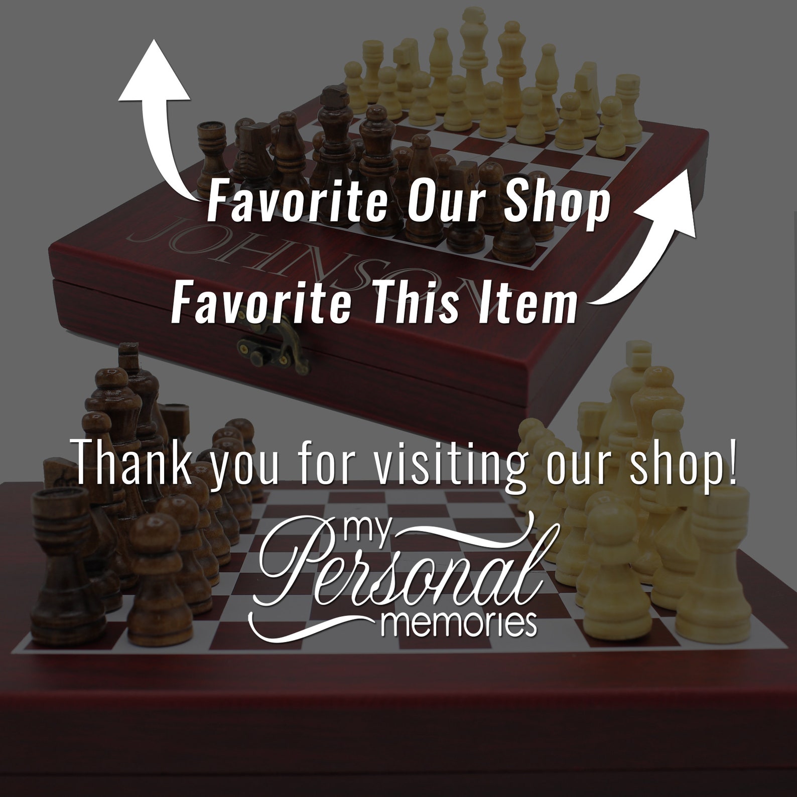 Personalized Chess Set, Engraved Chess Board, Custom Travel Chess Set ...