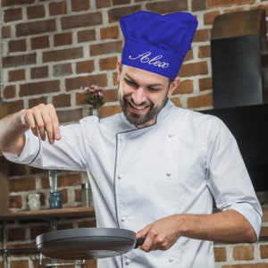 Personalized Chef Hat, Custom Embroidered Chef Hat, Chef Gift, Barbeque ...