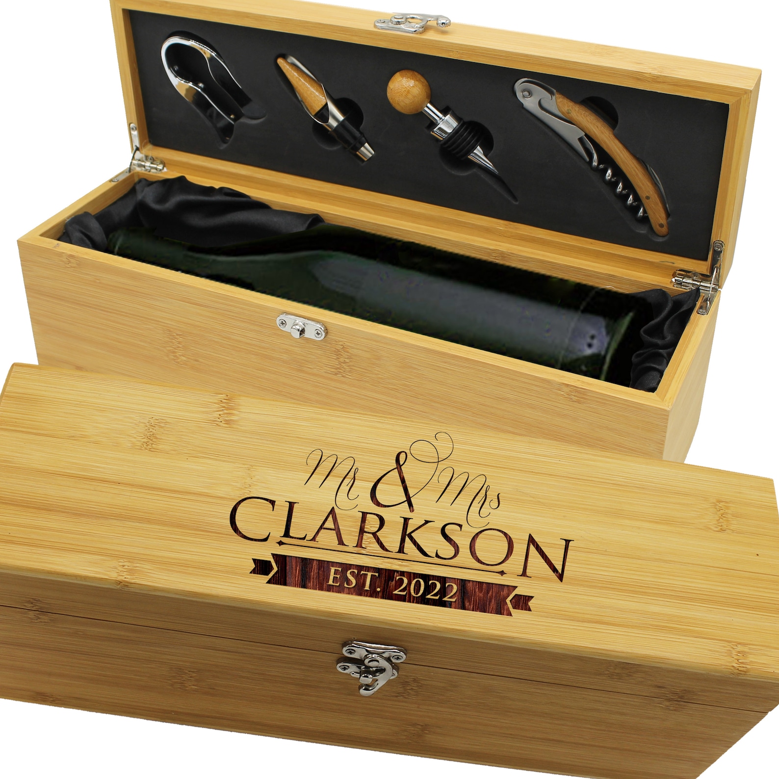 Personalized Wine Box, Ceremony Wine Box, Wooden Wine Box, Wine Gifts ...