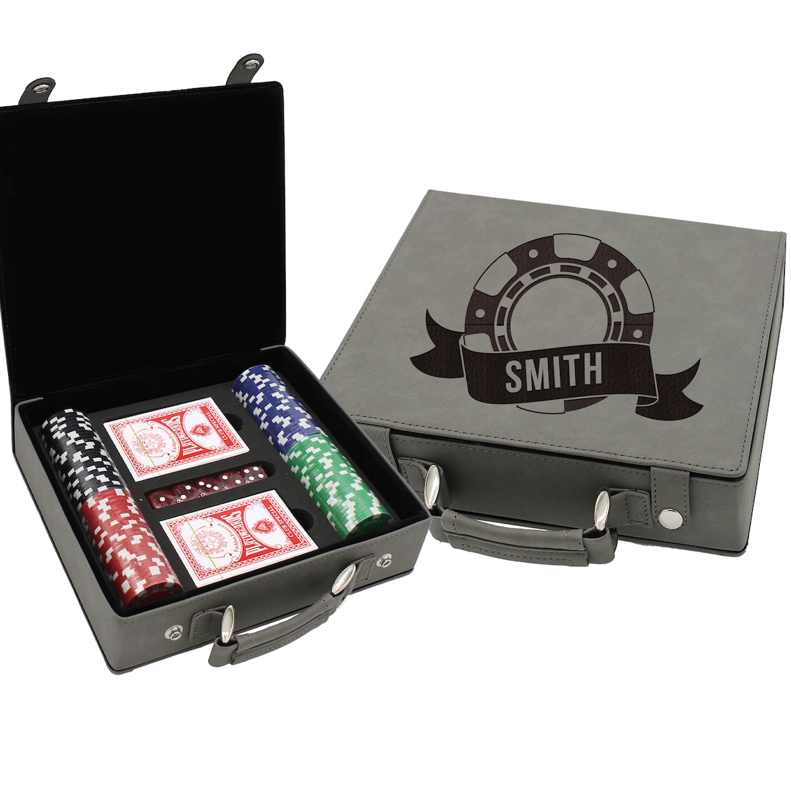 Personalized Poker Set Poker Gifts Poker Chip Display Poker | Etsy