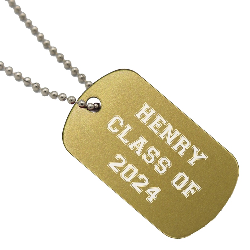 Military Dog Tags Custom Personalized With Included Chain - Etsy