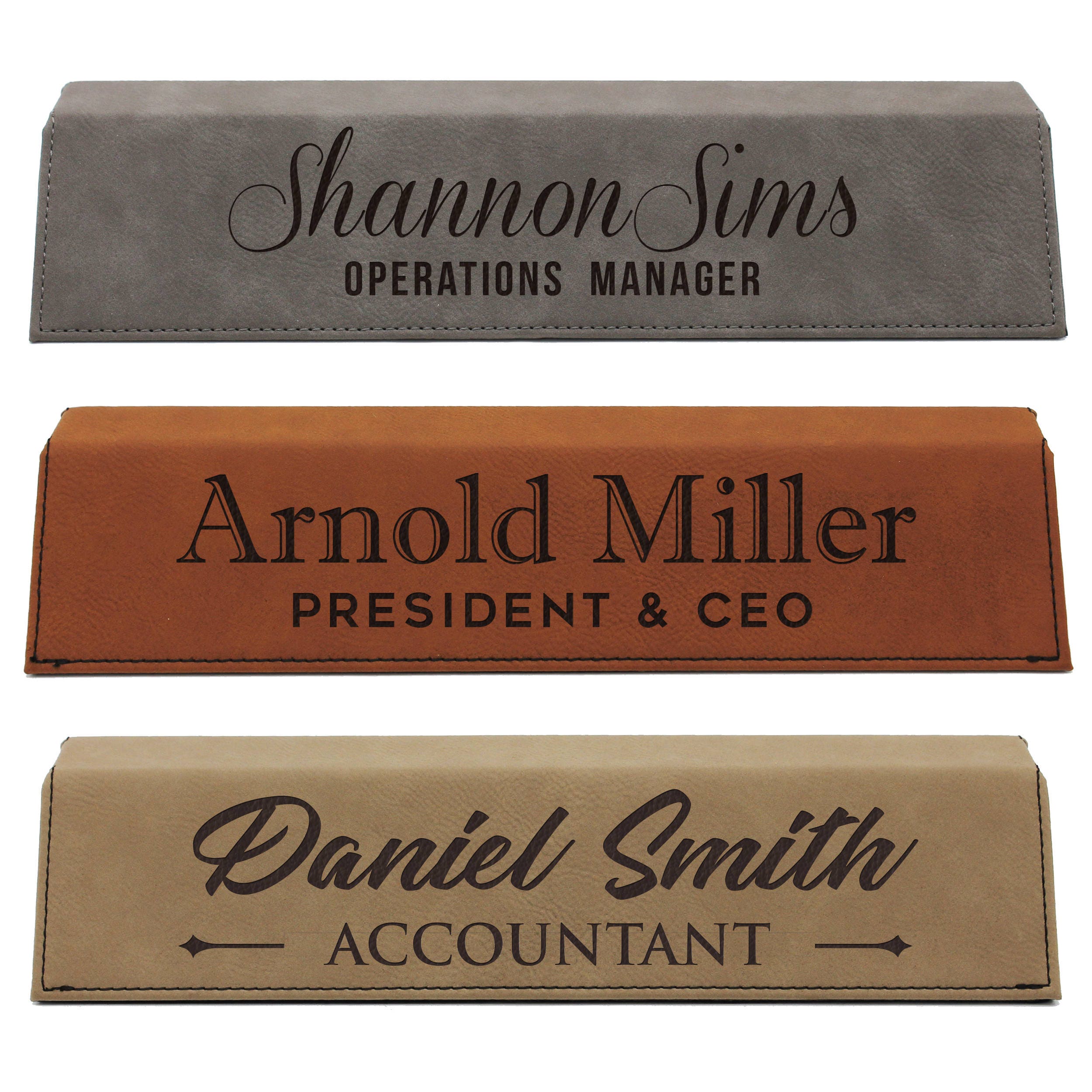Desk Name Plate, Personalized Nameplate, Desk Name Plaque, Office Desk ...