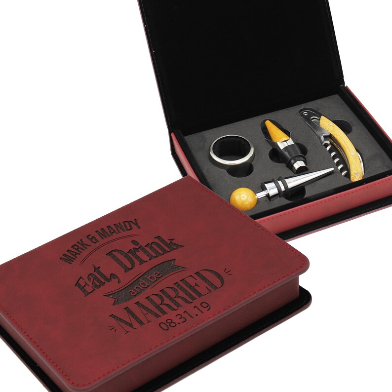 Wine Tool Set Wine Gifts For Couple Wine Opener Set Wine | Etsy