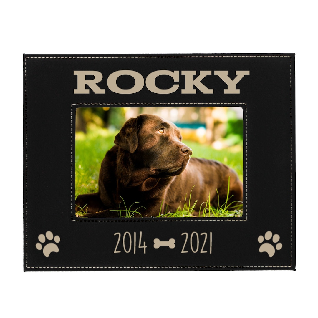 Personalized Pet Memorial Frame, Pet Loss Frame, Custom Pet Frame ...