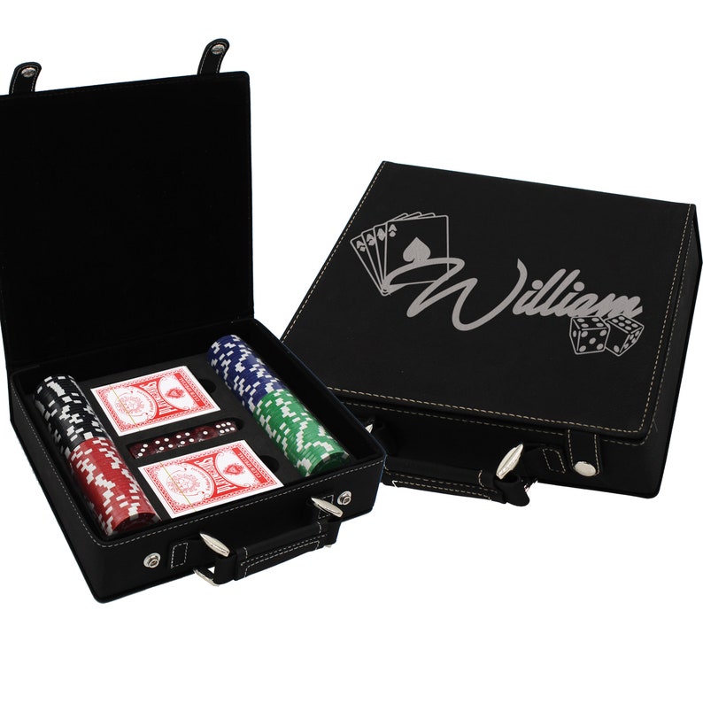 Personalized Poker Set, Poker Gifts, Poker Chip Display, Poker Player ...