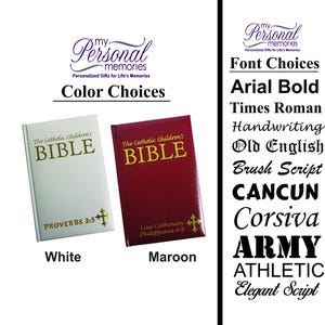 Personalized Bible Custom Bible Catholic Gifts Christening - Etsy