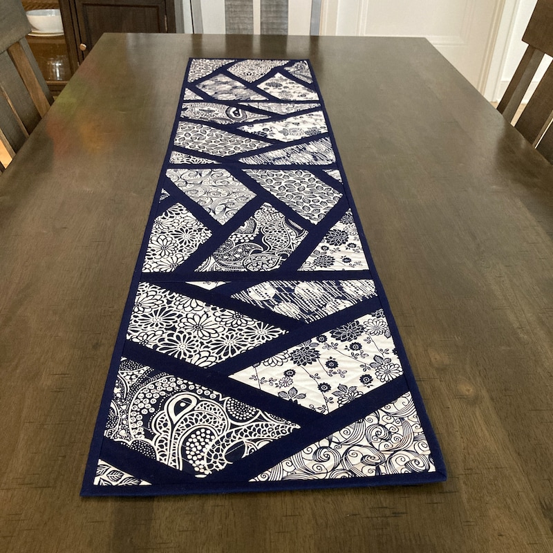 Patchwork Table Runner - Etsy