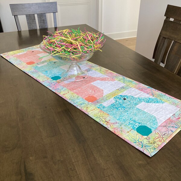 Bunny Table Runner - Etsy