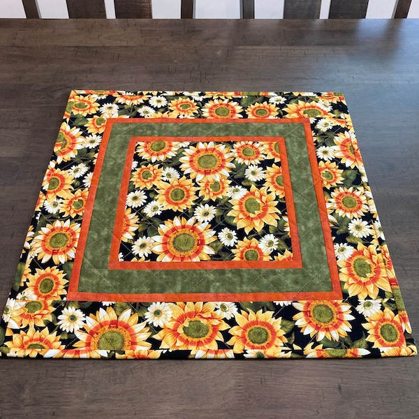 Quilted Table Topper - Etsy