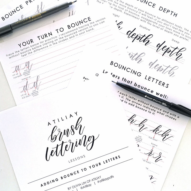 Brush Lettering - Etsy