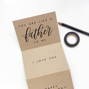 You Are Like A Father to Me I Love You Happy Father's Day Card, Father ...
