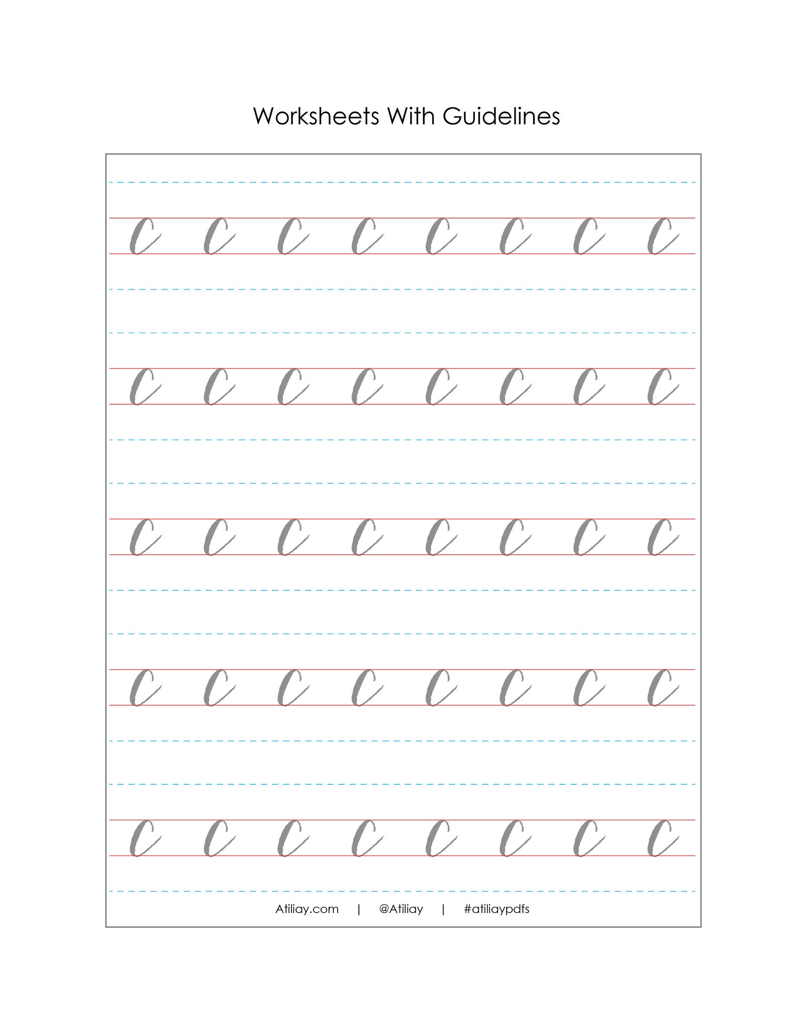 Brush Lettering Upper and Lowercase Alphabet Worksheets Brush - Etsy