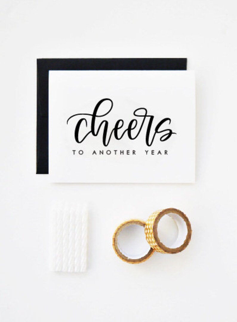Cheers to Another Year Birthday Card Unisex Birthday Card - Etsy Canada