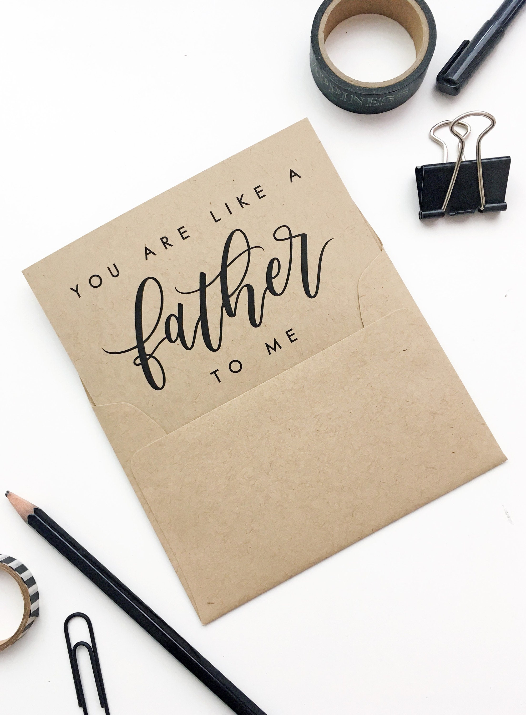 You Are Like A Father To Me I Love You Happy Father's | Etsy