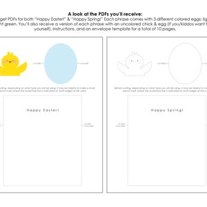 Happy Easter Chick Card, Happy Spring Card, Cute Chick Card, Card ...