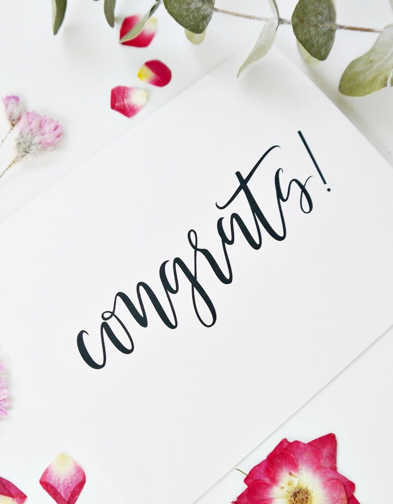 Congrats Card Congratulations Card All Occasion | Etsy