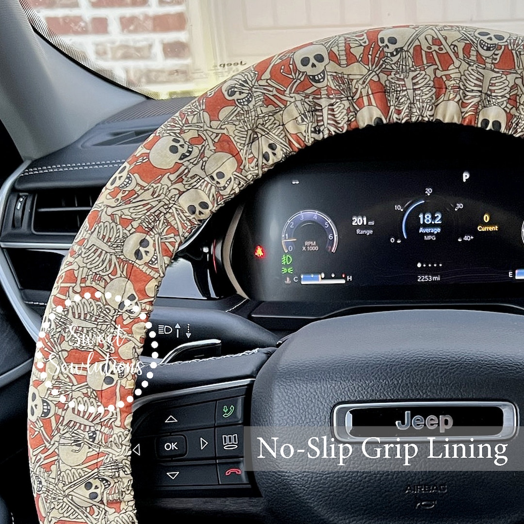 Mr. Bones Halloween Skeleton Steering Wheel Cover Non-slip - Etsy