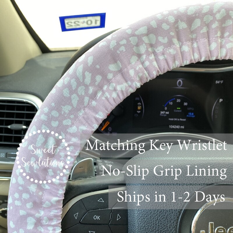Pink Steering Wheel Cover - Etsy