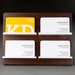 Two-level Full-view Multiple MOO Business Card Stand in Walnut Wood and ...