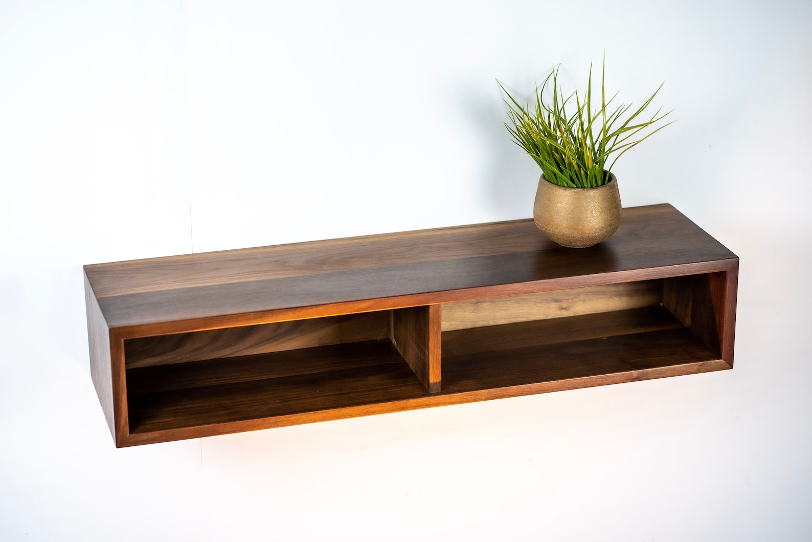 Entryway Floating Console / Solid Wood Floating Media - Etsy Canada