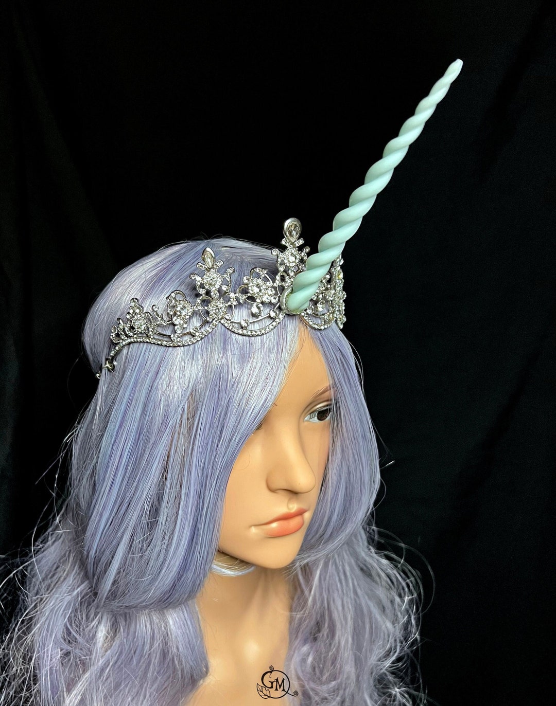Unicorn Princess Sparkling Crown With a Handsculpted Unicorn Horn ...