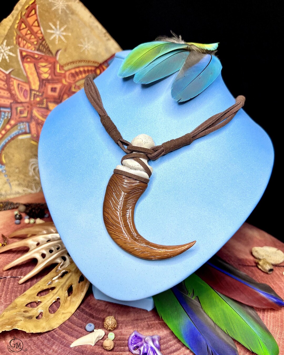 Lo'ak's Ikranclaw Necklace - Pandorian Necklace With Handsculpted Ikran ...