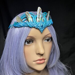 Abalone Glow Tiara - Handsculpted Merfolk Tiara With Real Seashell ...