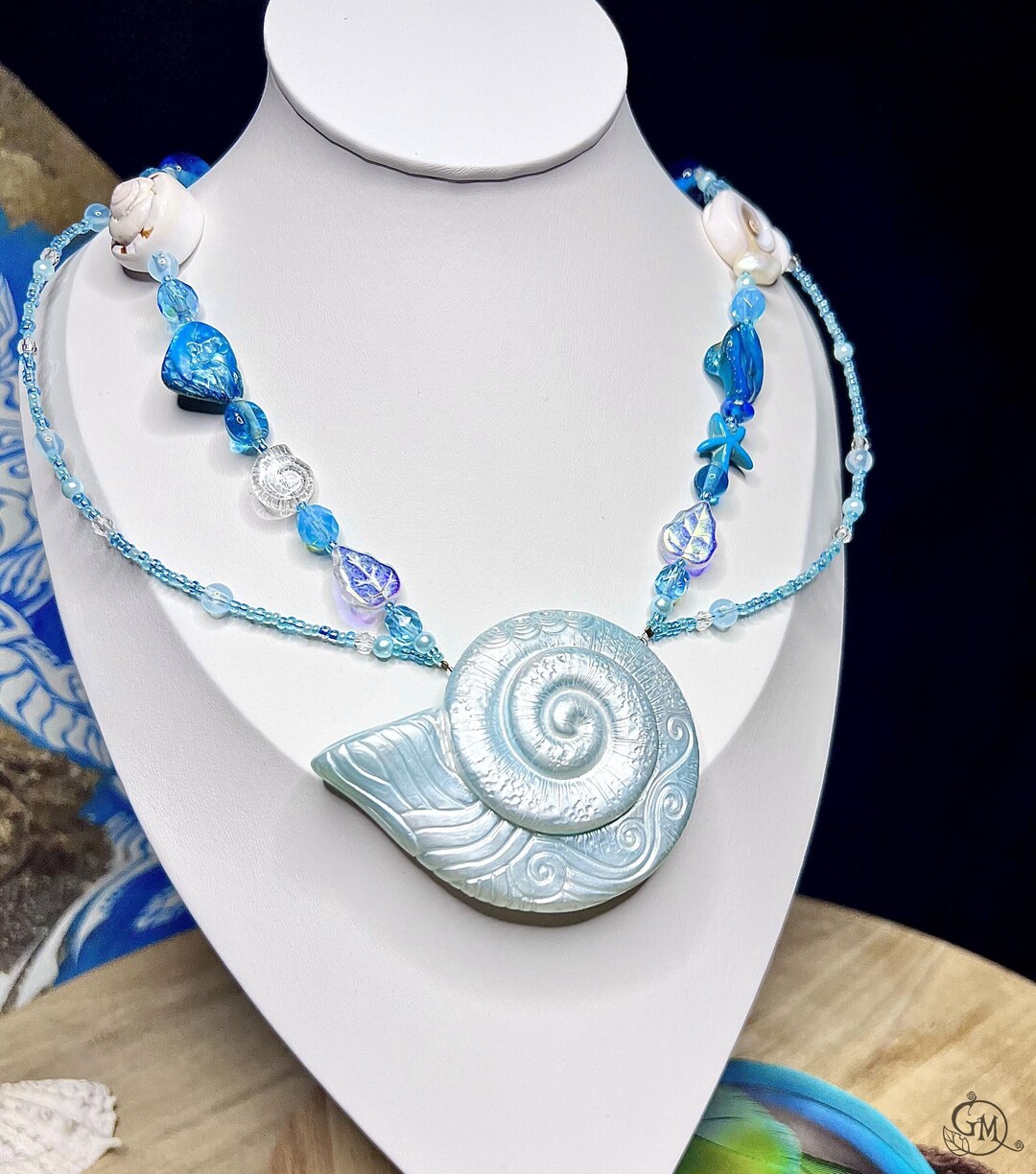 The Selkie Shell Unique Merfolk Necklace Mermaid Jewelry OOAK - Etsy