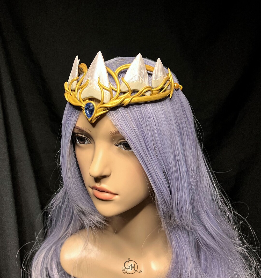 Megalodon Royalty - Unique Merfolk Crown With Handmade Sharkteeth ...