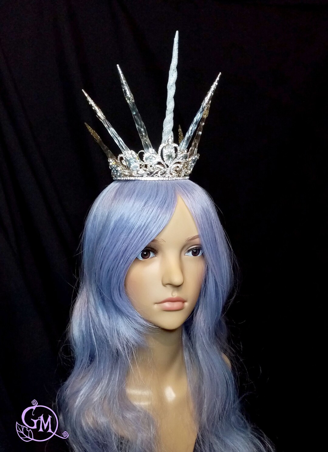 Queen of Ice and Snow - Fantastic Handmade Crown With Icicles - OOAK - Etsy