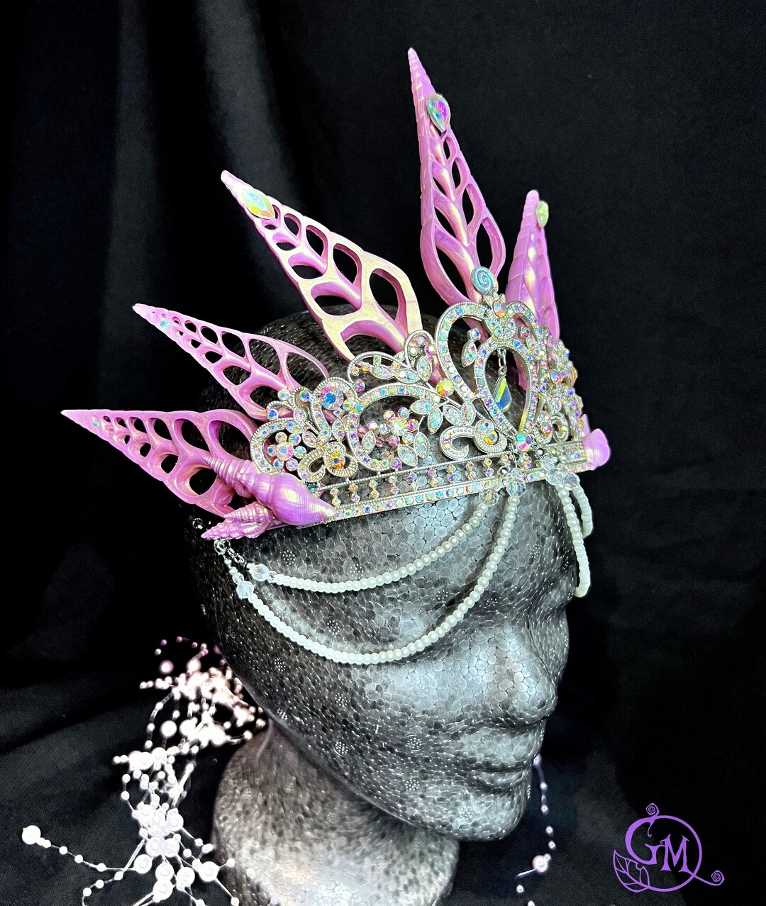 Empress of the Reef - Fantastic Mermaid Crown With Real Seashells ...