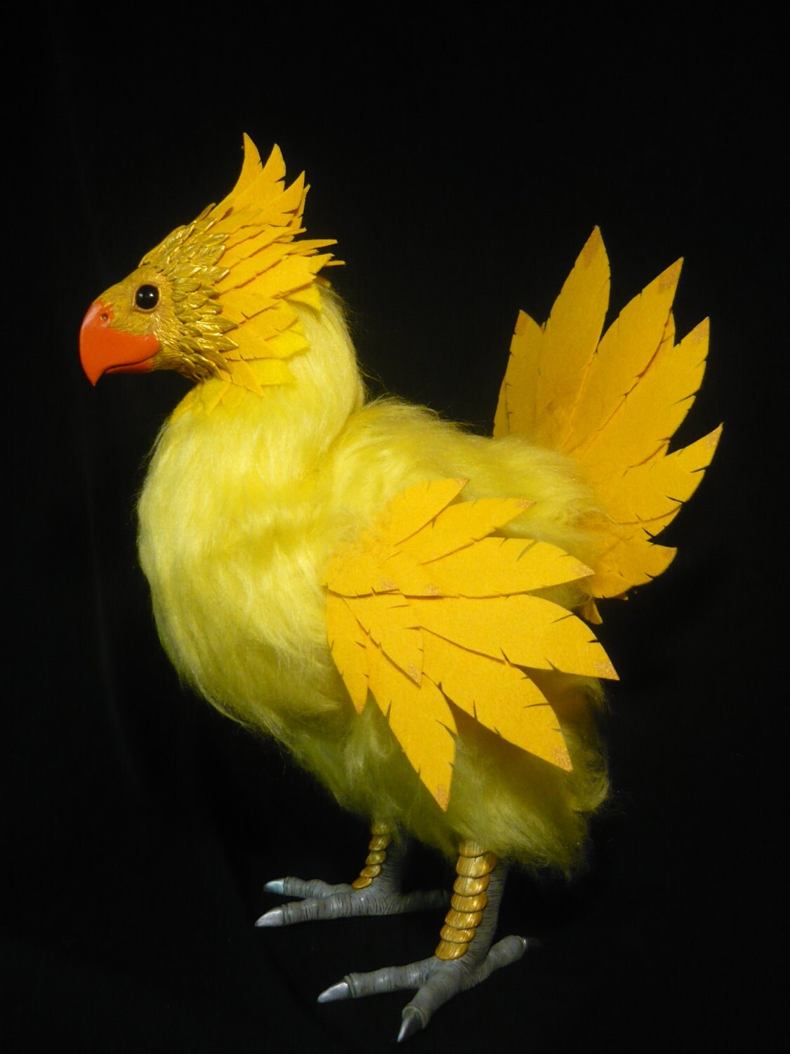 FinalFantasy Chocobo - OOAK Posable Doll - "Made to Order" - Etsy.de