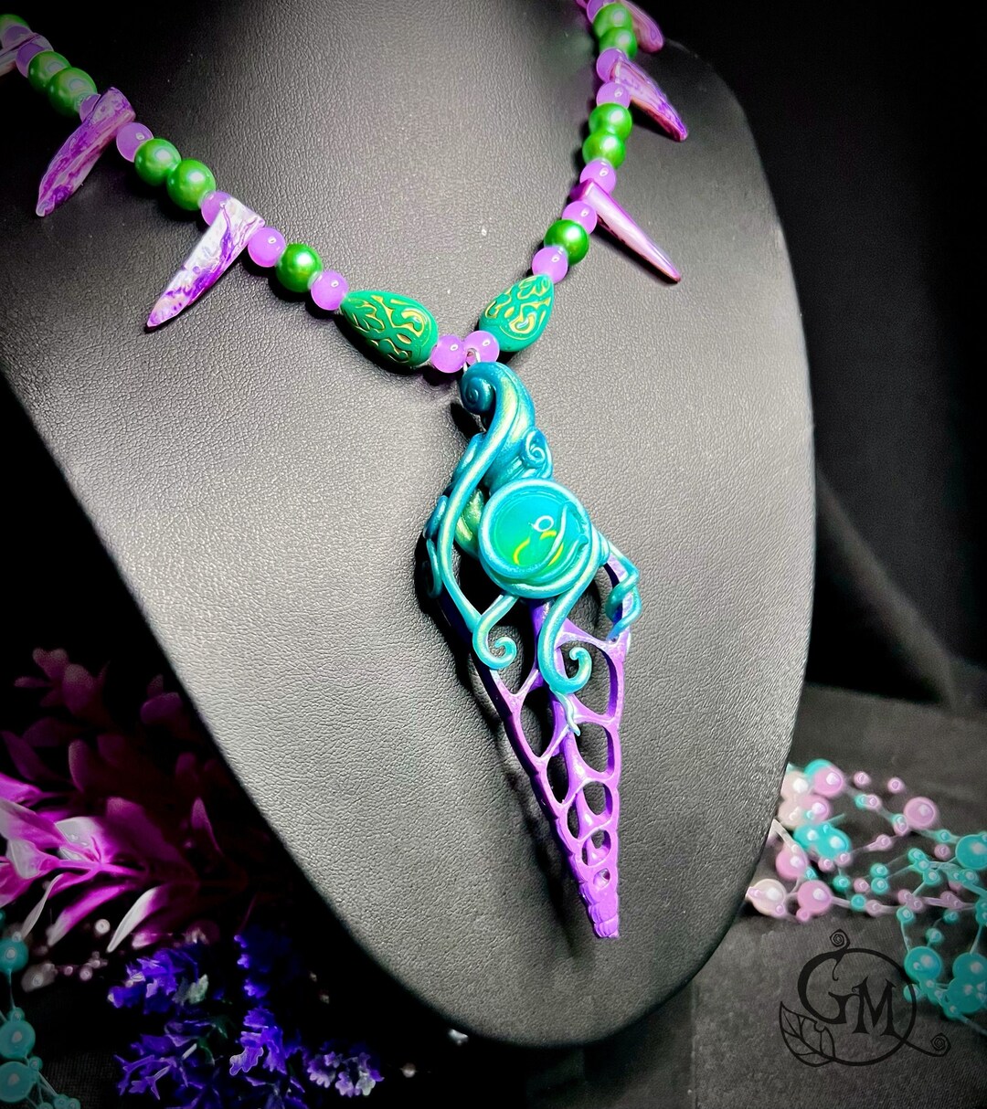 Ariel's Amulet - Merfolk Necklace With Real Seashell Slice - the Little ...