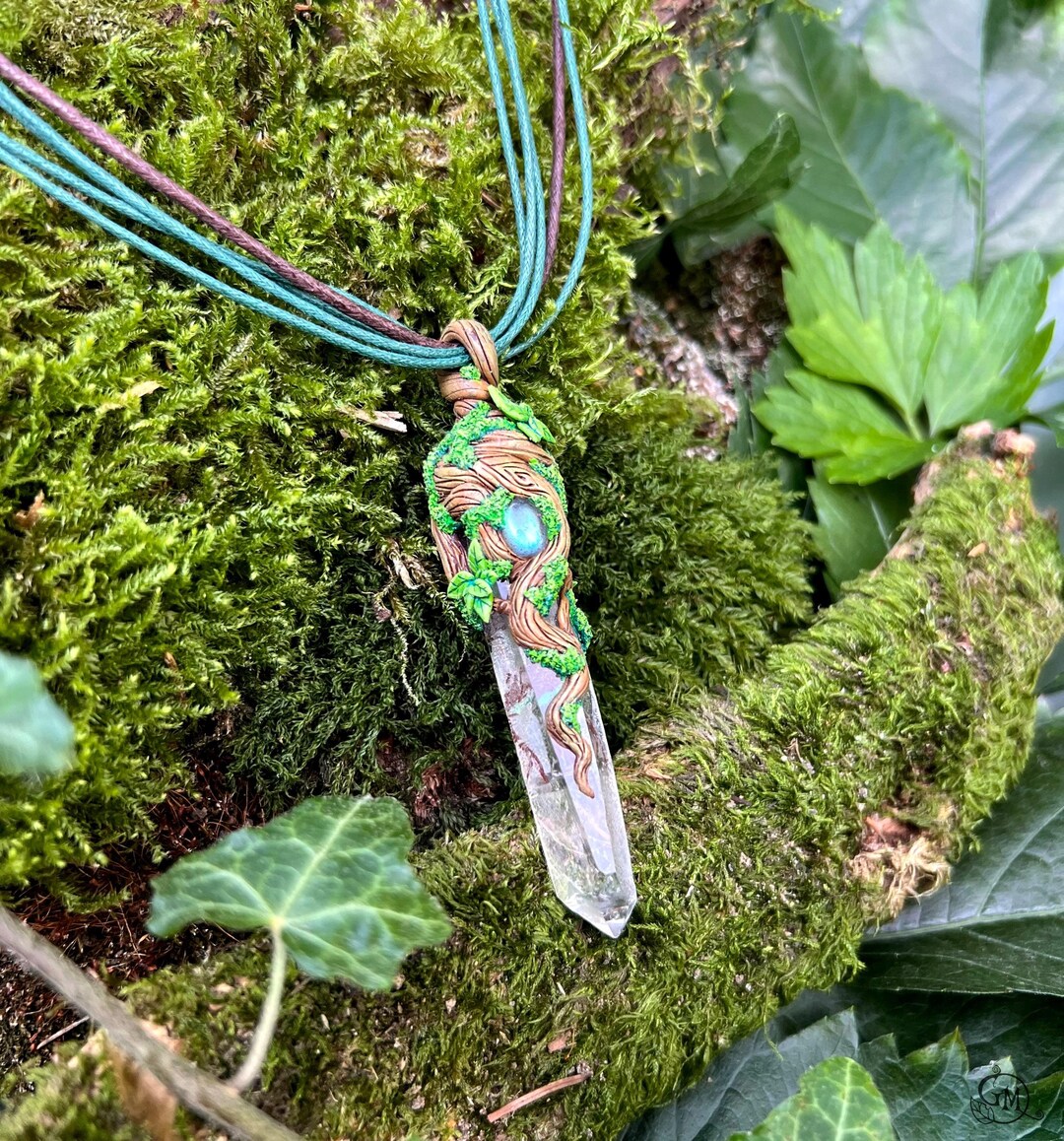 Dryad's Shard - Handmade Crystal Point Pendant - OOAK - Ready to Ship ...