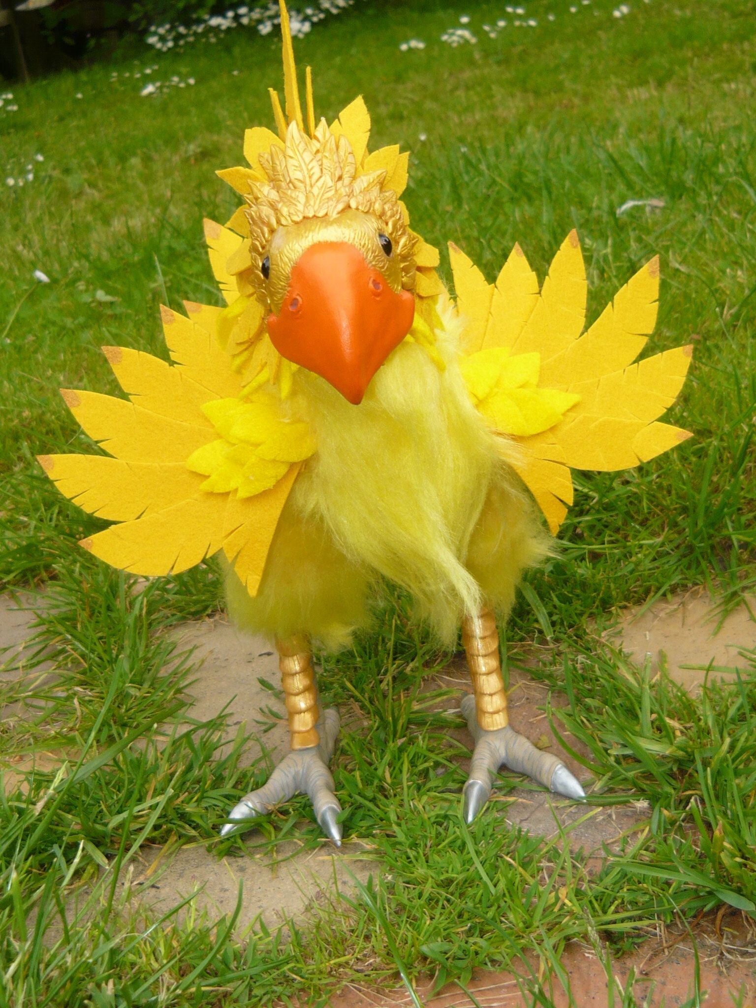 FinalFantasy Chocobo - OOAK Posable Doll - "Made to Order" - Etsy.de
