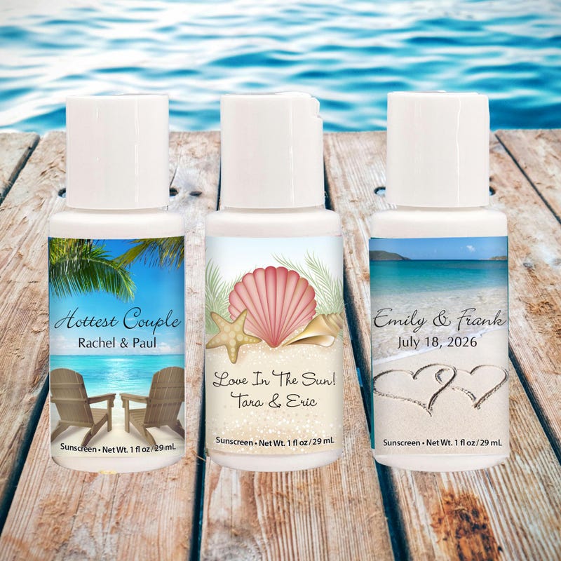 Sunscreen Favors - Etsy