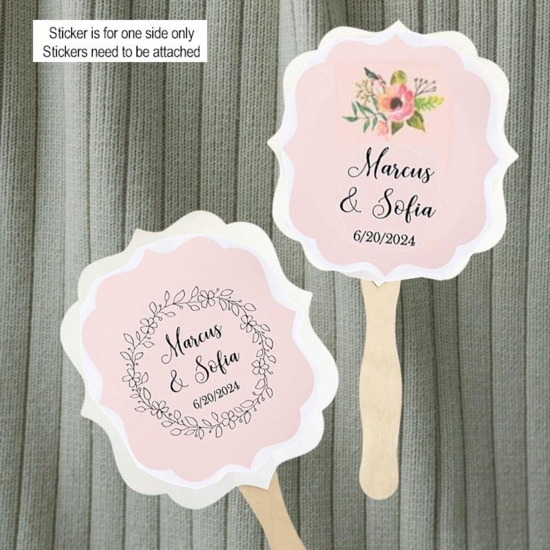 12+ Personalized Paddle Fans, Hand Paddle Fans, Custom Floral Garden ...