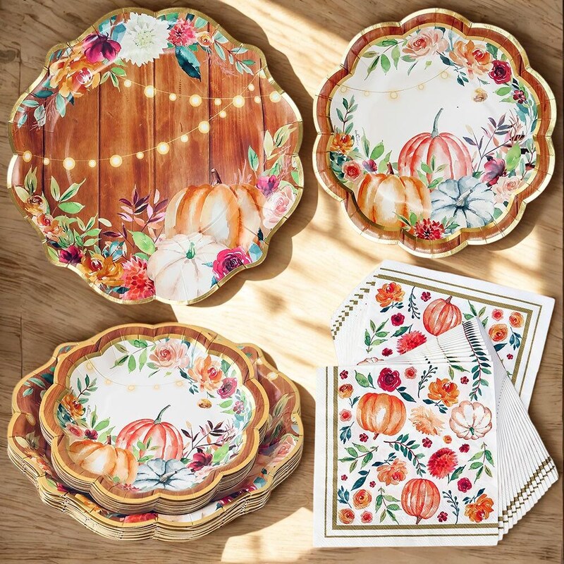 Fall Dinner Plates - Etsy