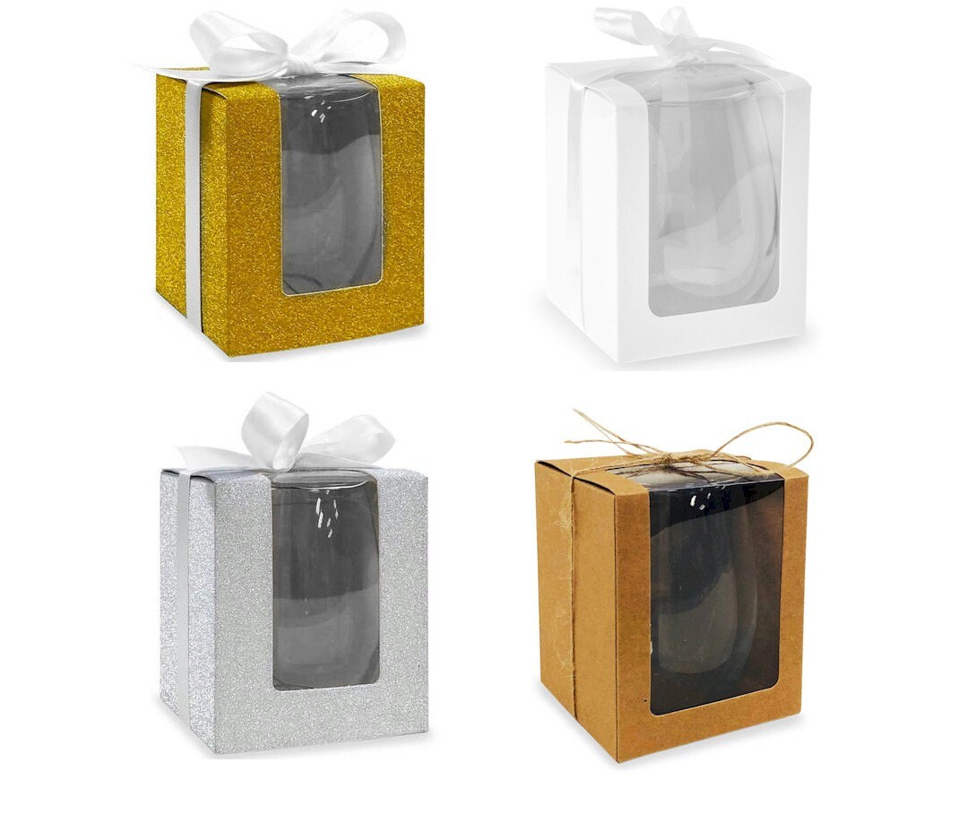 T Box For 9 Once Stemless Wine Glasses Wine Glass T Etsy