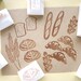 Bread Shop Handmade Rubber Stamps - Etsy