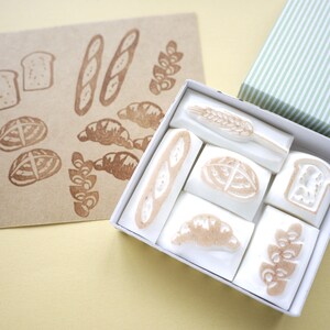 Bread Shop Handmade Rubber Stamps - Etsy