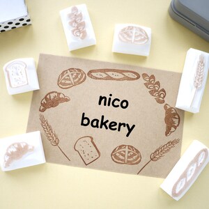 Bread Shop Handmade Rubber Stamps - Etsy