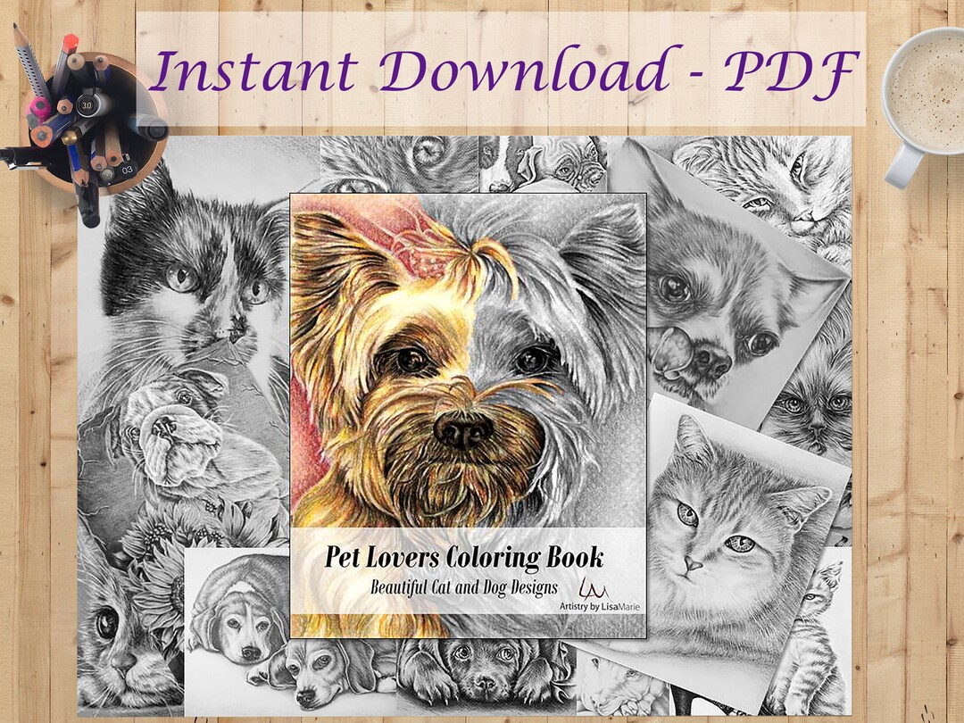 Coloring Book PDF Coloring Pages Instant download coloring - Etsy Portugal