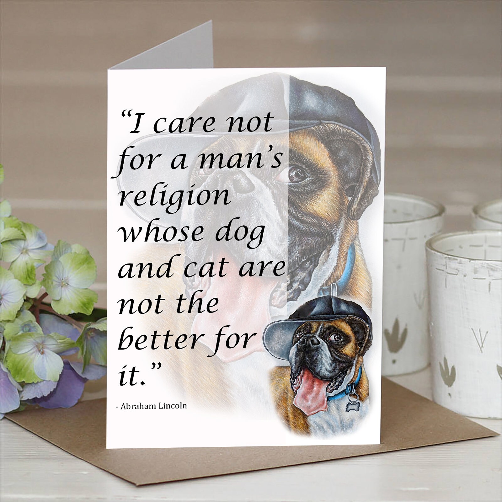 Dog Lover Card Birthday Dog Owner Card Dog Mama Last Minute | Etsy