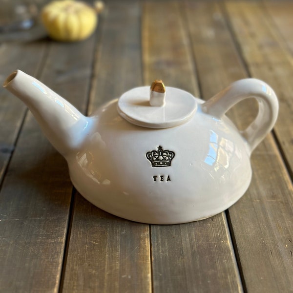 Crown Teapot - Etsy